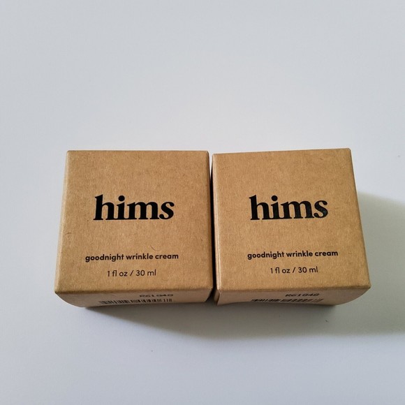 Hims | Grooming | Lot Of 2 Hims Goodnight Wrinkle Cream With Caffeine ...